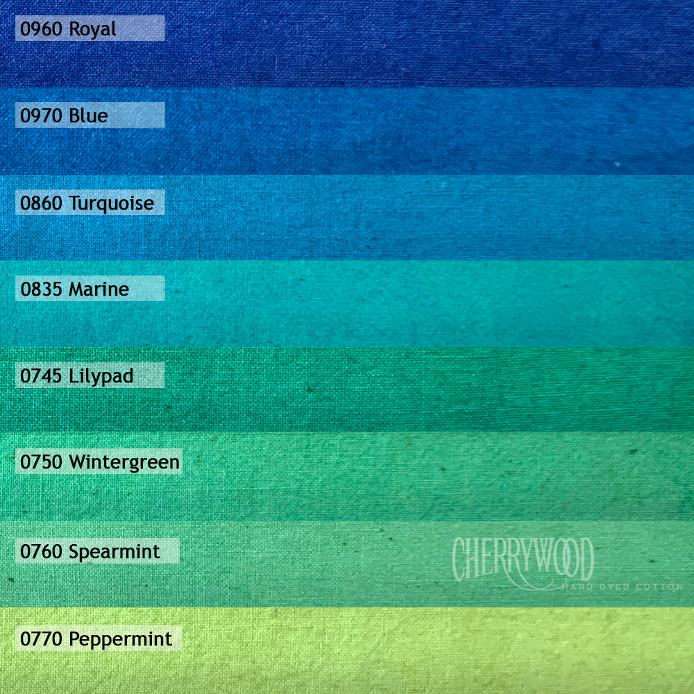 8-Step Blue Lagoon Half Yard Bundle – Seams Like Quilting