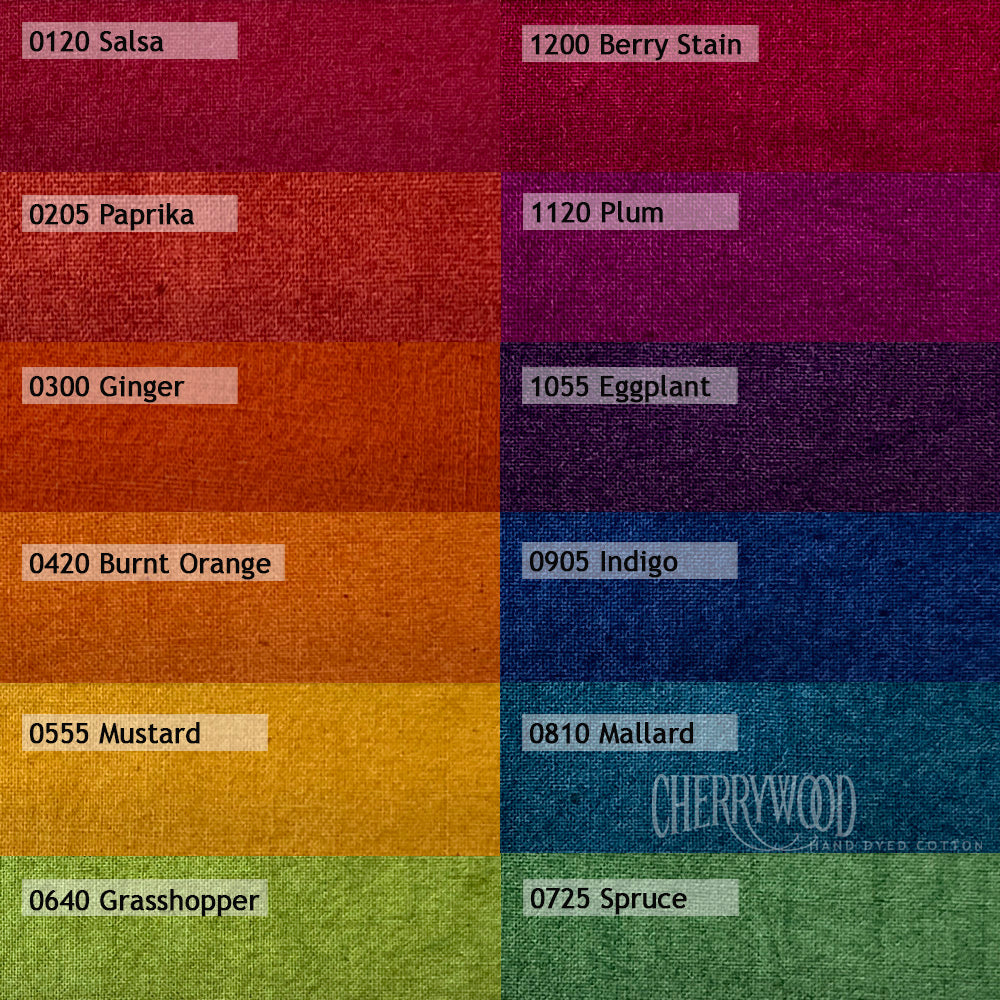 12-Step Dark Color Wheel FQ Bundle – Seams Like Quilting
