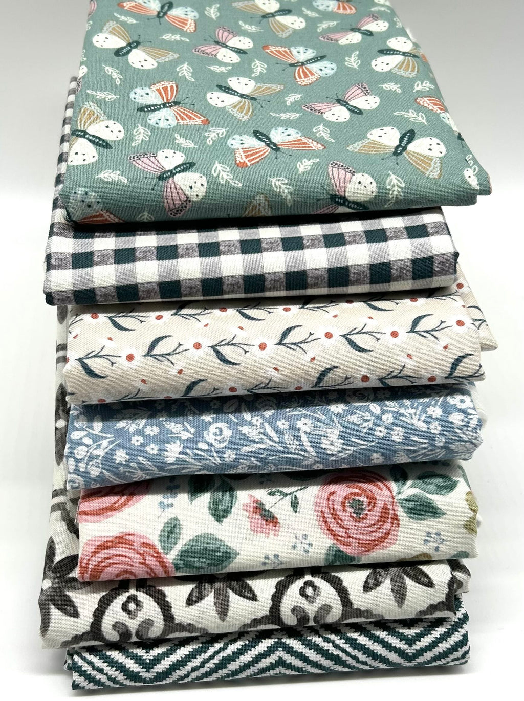 Cottage Farmhouse Fusion 7 Half Yard Bundle – Seams Like Quilting