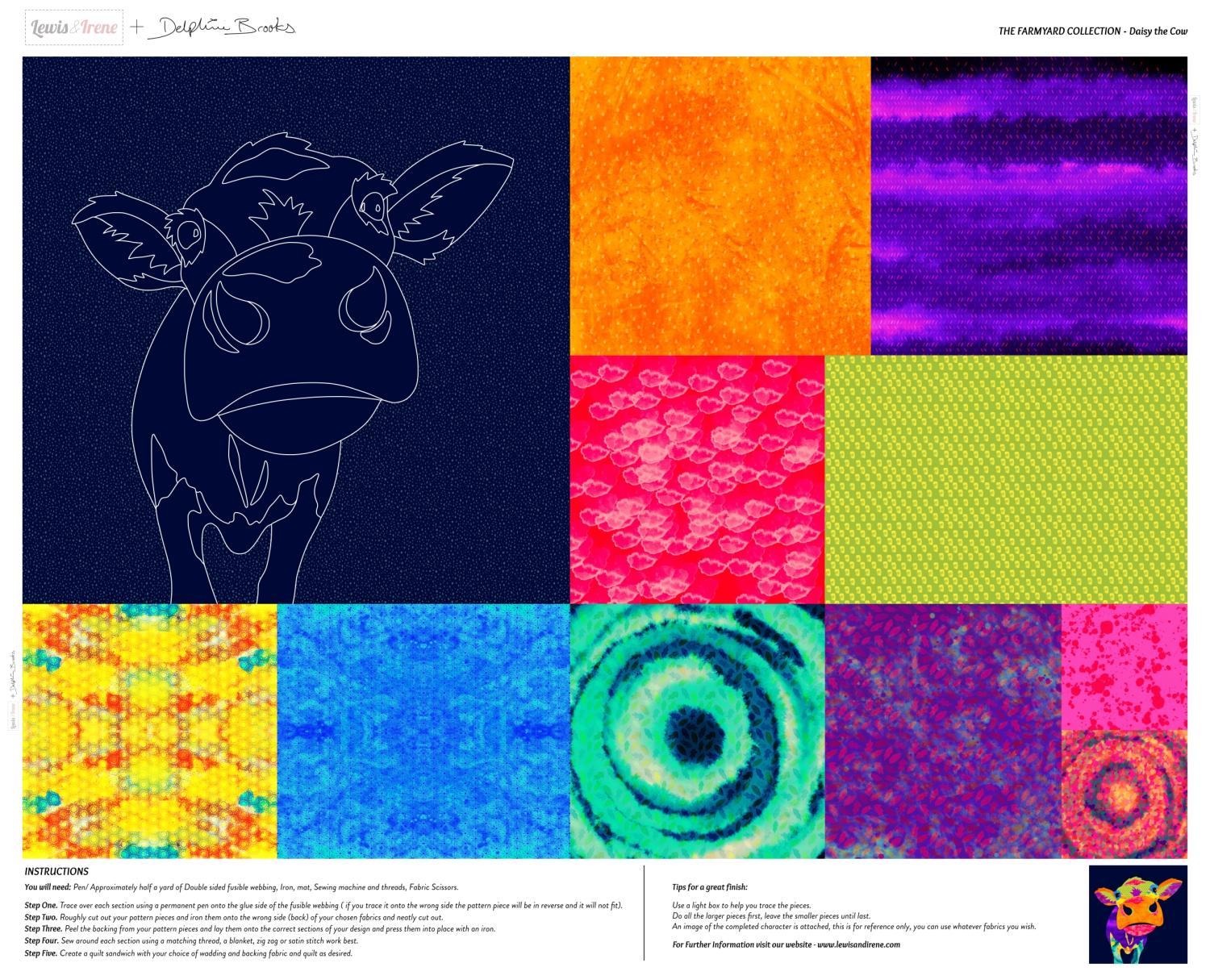 Farmyard Collection - Daisy the Cow – Seams Like Quilting