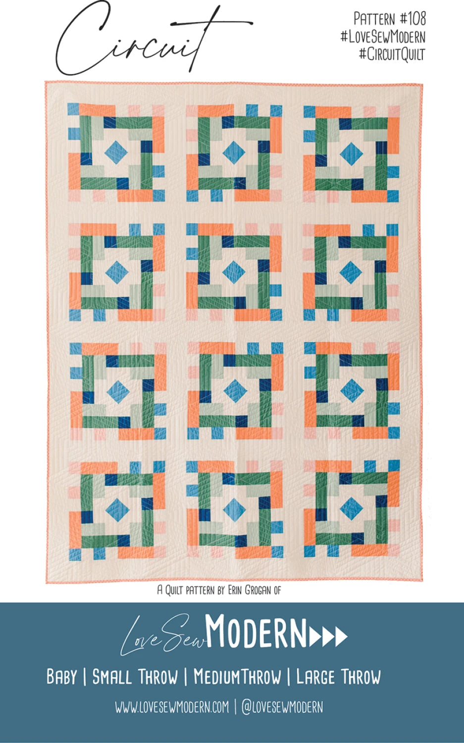 Circuit Quilt Pattern – Seams Like Quilting