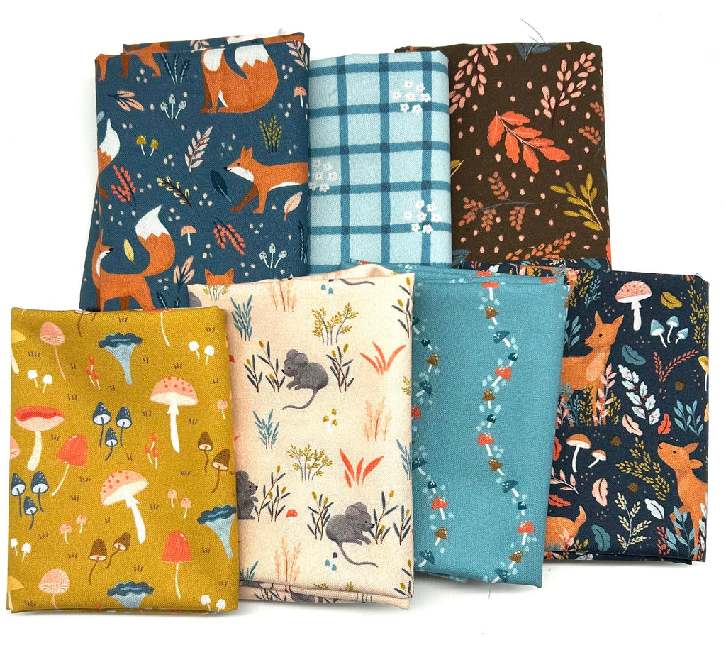 Woodland Creatures - 7 FQ bundle – Seams Like Quilting